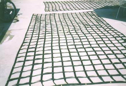 Ardak Company: Nylon and Polyester Webbing Products - Black 1" Large Net